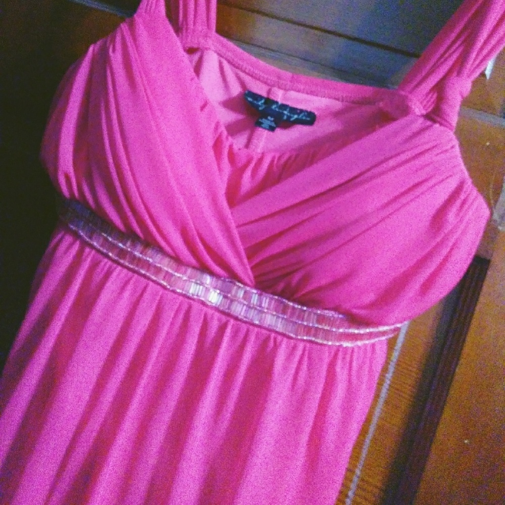 Semi-Formal Hot Pink Dress - Gem